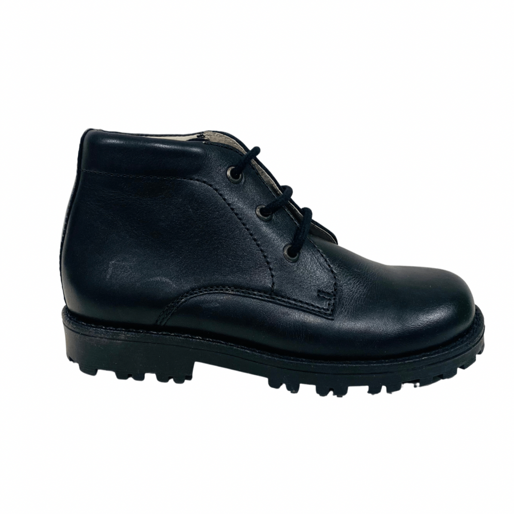 BoBell Black Chunky Ankle Boots | Black School Boots | Little Lily & Co